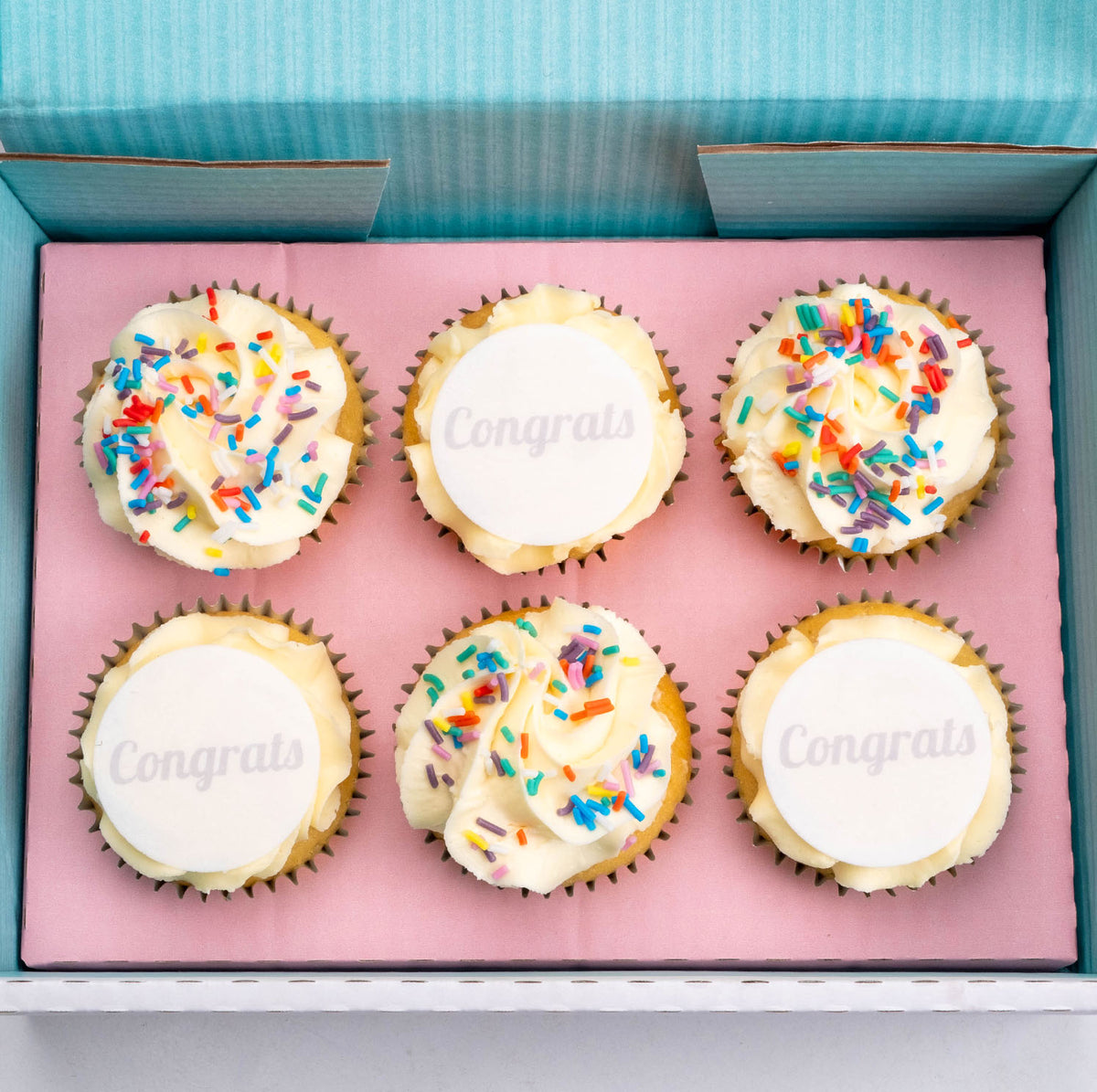 Congratulations Cupcakes (Personalised) | Candy's Cupcakes