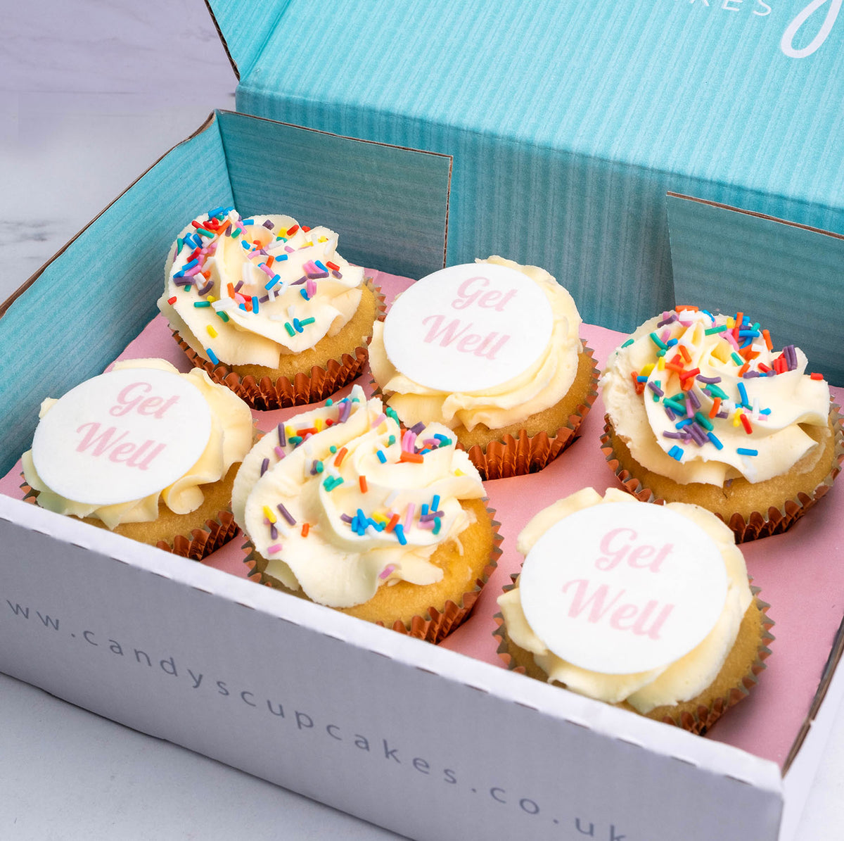 Get Well Cupcakes (Personalised) | Candy's Cupcakes
