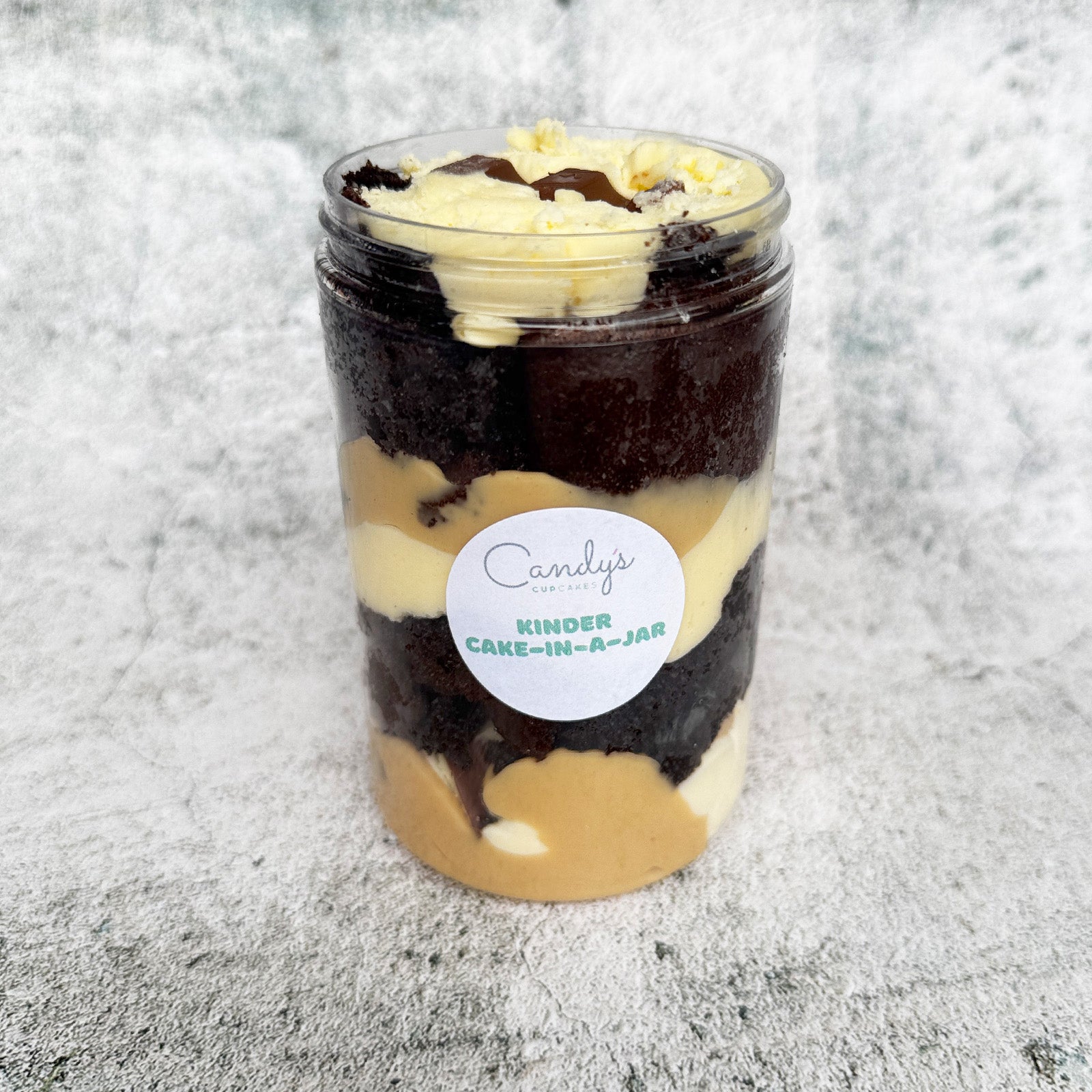 Kinder Bar Cake-in-a-Jar | Viral TikTok Product | Candy's Cupcakes