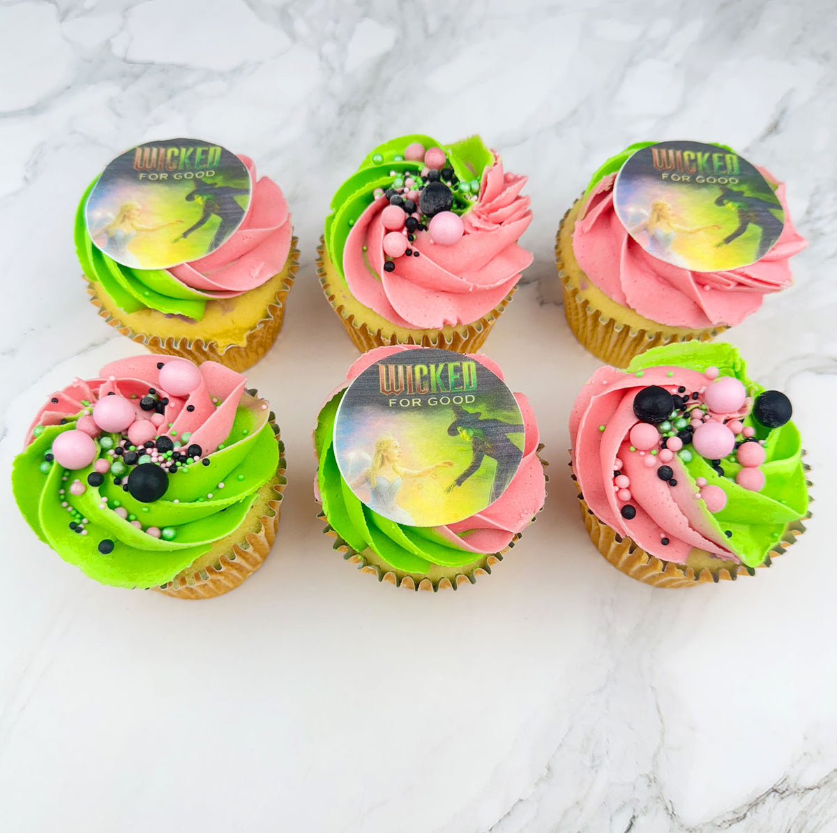 Wicked Cupcakes | Elphaba & Glinda Cupcakes – Candy's Cupcakes