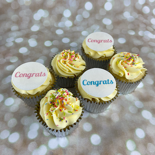 Congratulations Cupcakes (Personalised) | Candy's Cupcakes